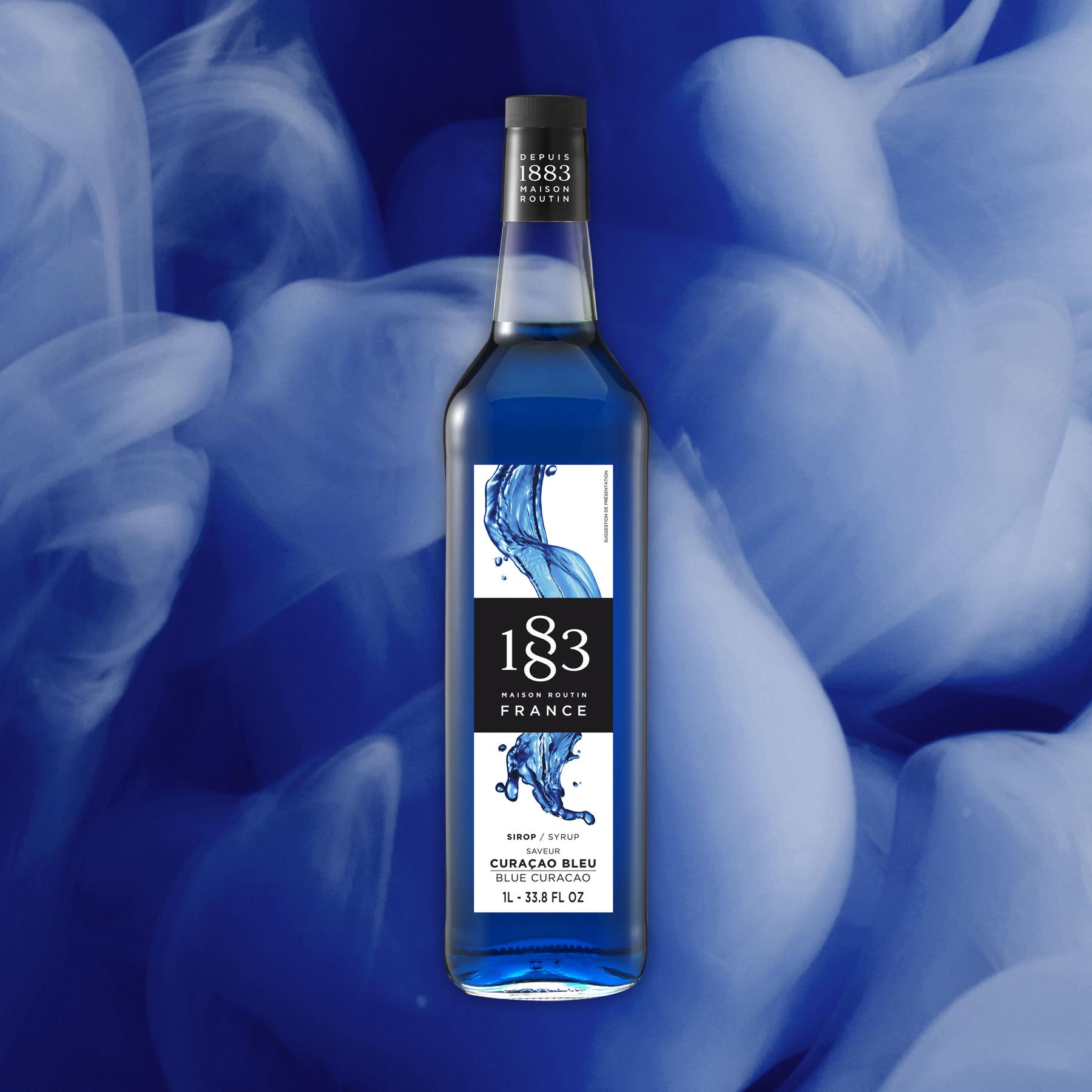 1883 Blue Curacao Syrup 1L - Gourmet Syrups - 1883 Maison Routin